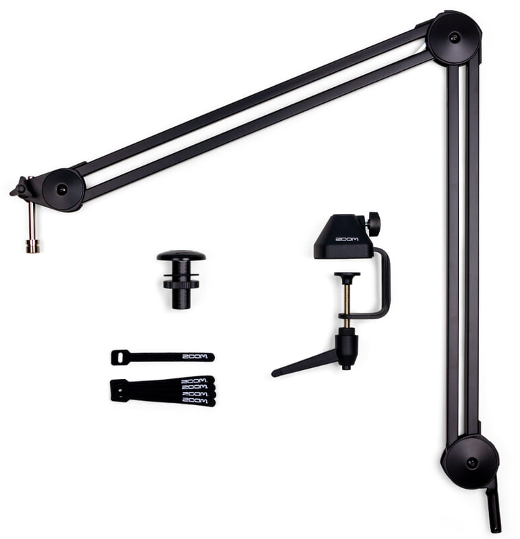 Zoom ZMA-1 - Braço de Microfone Articulado para Podcast - i9Store Brasil